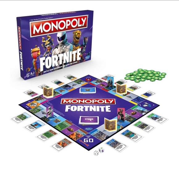 Hasbro | Toys | Hasbro Limited Edition Gamer Fortnite Monopoly Board ...